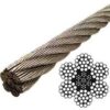 Steel Wire Rope 4mm (7 x 19) 316 S/Steel - Shop Cranes & Hoists | FB ...
